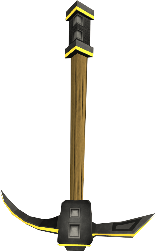 Download Gilded Iron Pickaxe - Wiki - Full Size PNG Image - PNGkit