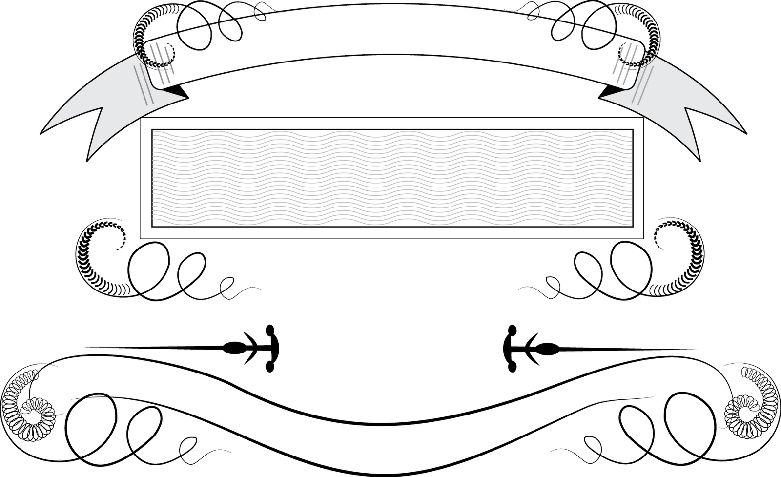 Download Blank Banners Png Download - Banderines Para Texto Png - Full ...