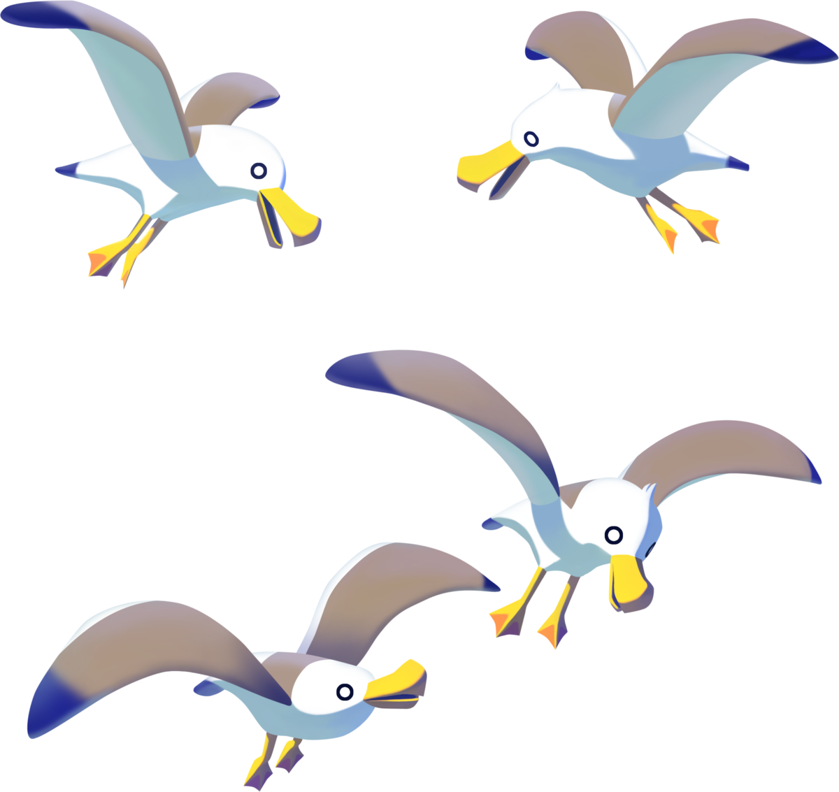Download Zelda Wind Waker Seagull - Full Size PNG Image - PNGkit