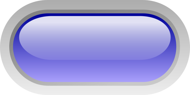 Download Led Rounded H Blue - Rounded Rectangle 3d Png - Full Size PNG ...