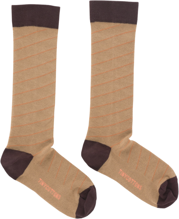 Download Tiny Cottons High Socks Diagonal Stripes - Sock - Full Size PNG Image - PNGkit
