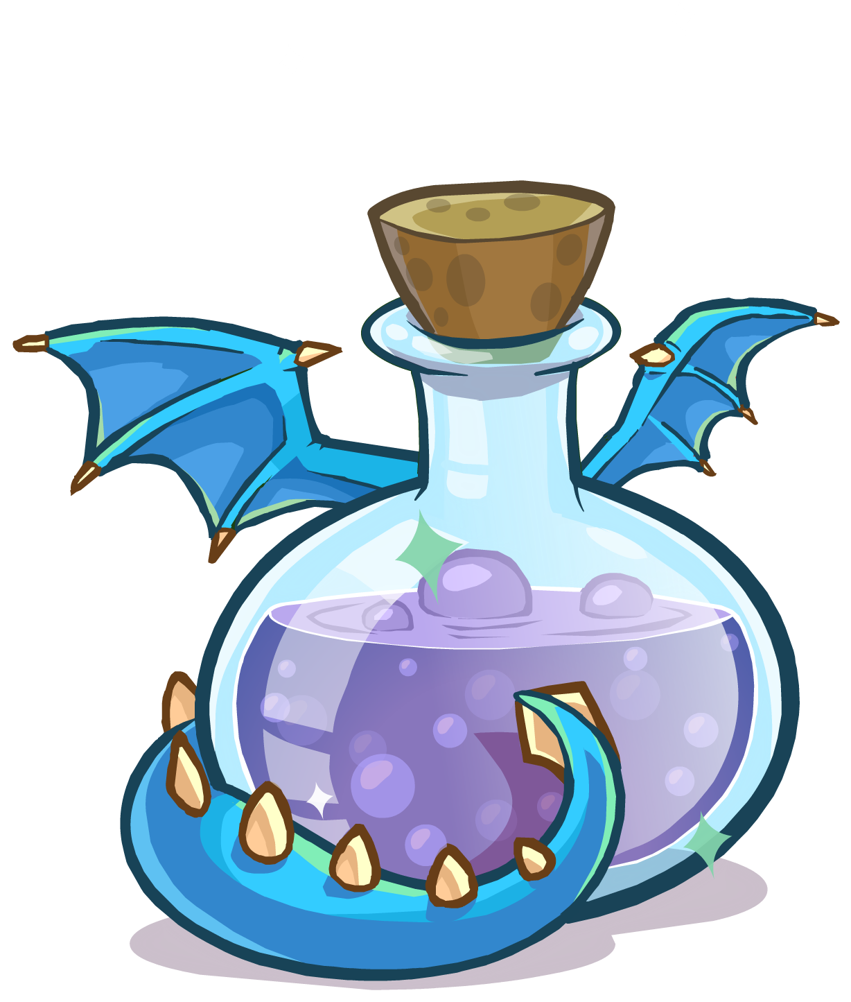 Download Medieval 2013 Potions Blue Puffle Dragon - Dragon Potion ...
