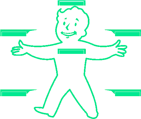 Download Vault Boy Png Green - Full Size PNG Image - PNGkit
