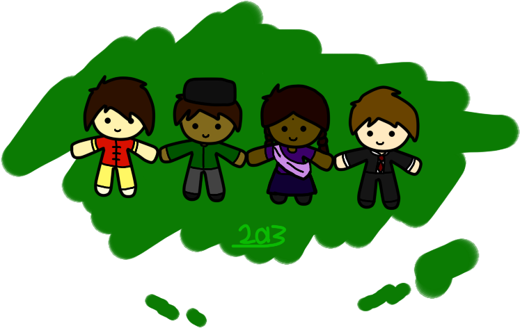 Download Riot Clipart Racial Harmony - Racial Harmony Day Drawing ...