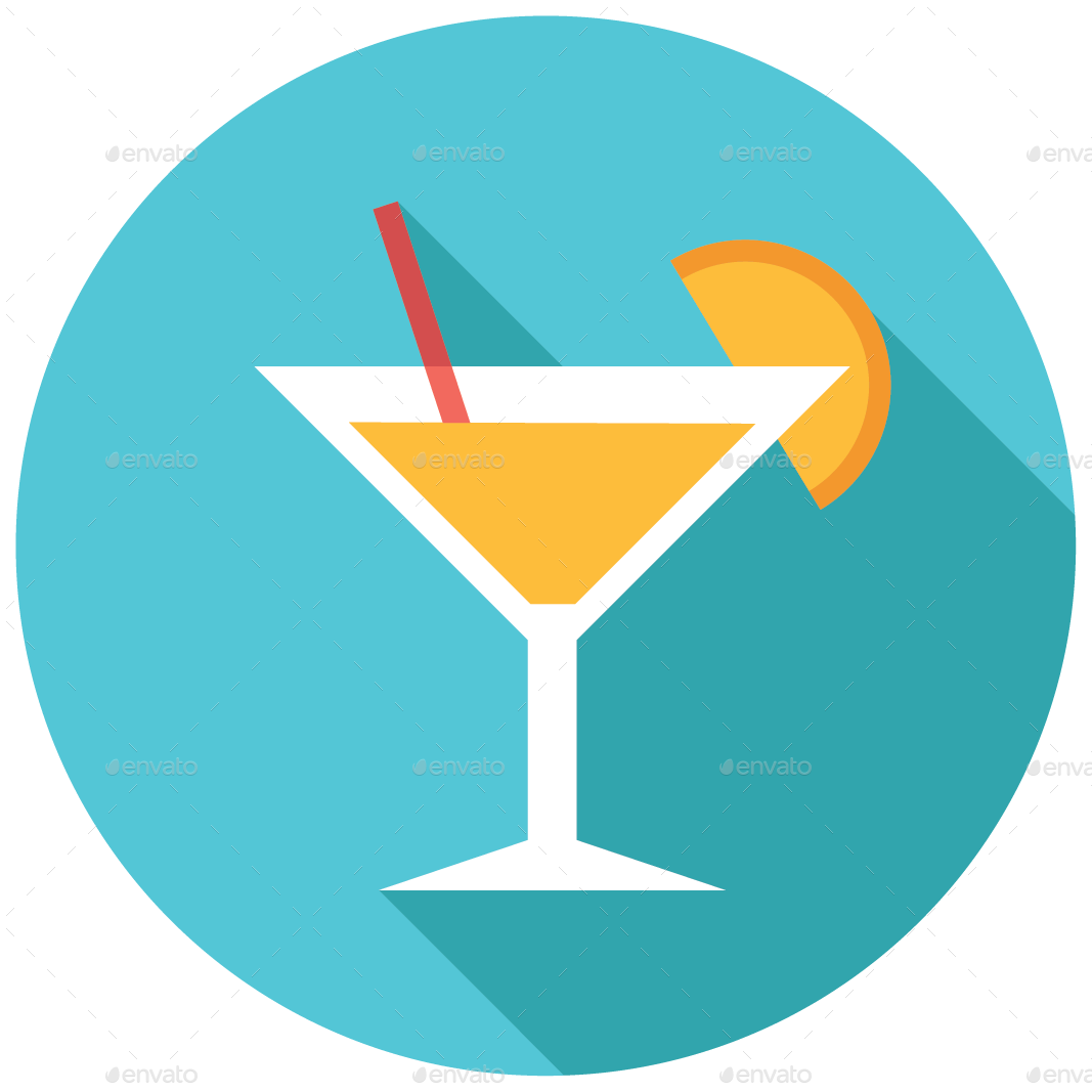 Download Martini Clipart Mocktail - Drink Flat Icon Png - Full Size PNG ...