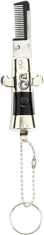 Download Mustache Switchblade Comb - Chain - Full Size PNG Image - PNGkit
