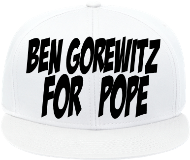 Download Ben Gorewitz Ben Gorewitz For Pope For Pope - Baseball Cap ...