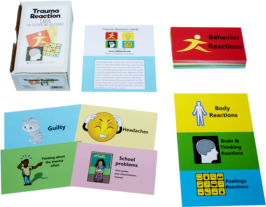 Download Trauma Reaction Cards - Full Size PNG Image - PNGkit