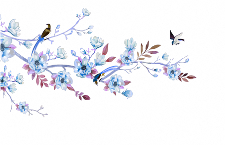 Download Flower Vector Png Birds - Full Size PNG Image - PNGkit