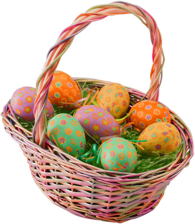 Download Easter Basket Transparent Background Image - Easter Basket ...
