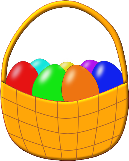 Download Free To Use Public Domain Easter Baskets Clip Art - Cute ...