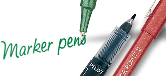 Download Marker Pens Writing - Full Size PNG Image - PNGkit