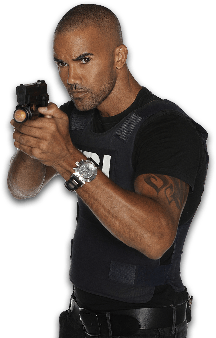 Download Criminal Mind Cop - Shemar Moore - Full Size PNG Image - PNGkit