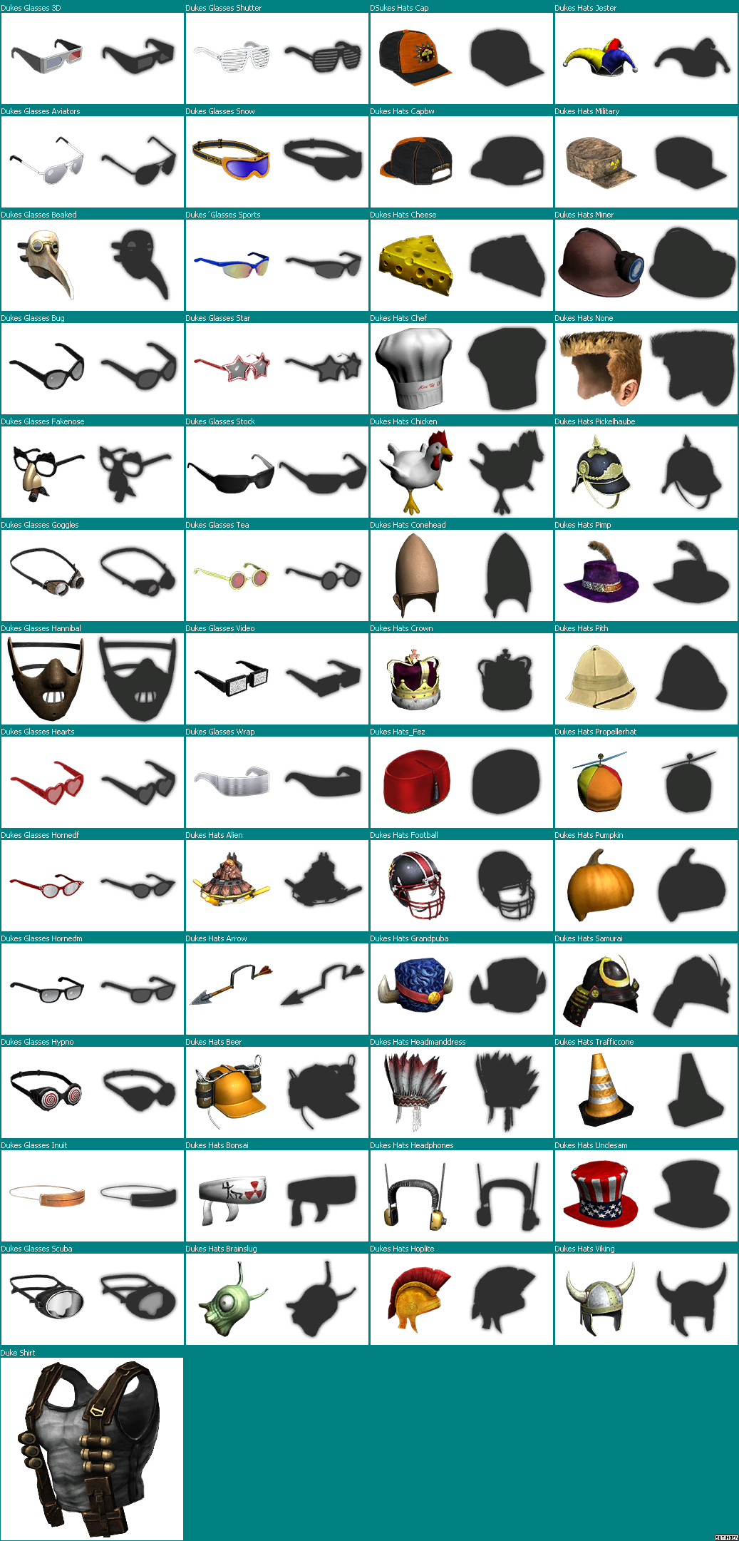 Download Click For Full Sized Image Items - Duke Nukem Item Sprites ...