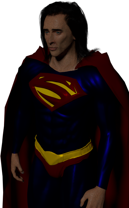 Download Nic Cage Superman Lives Test Render By Thefilmcore - Nicolas ...