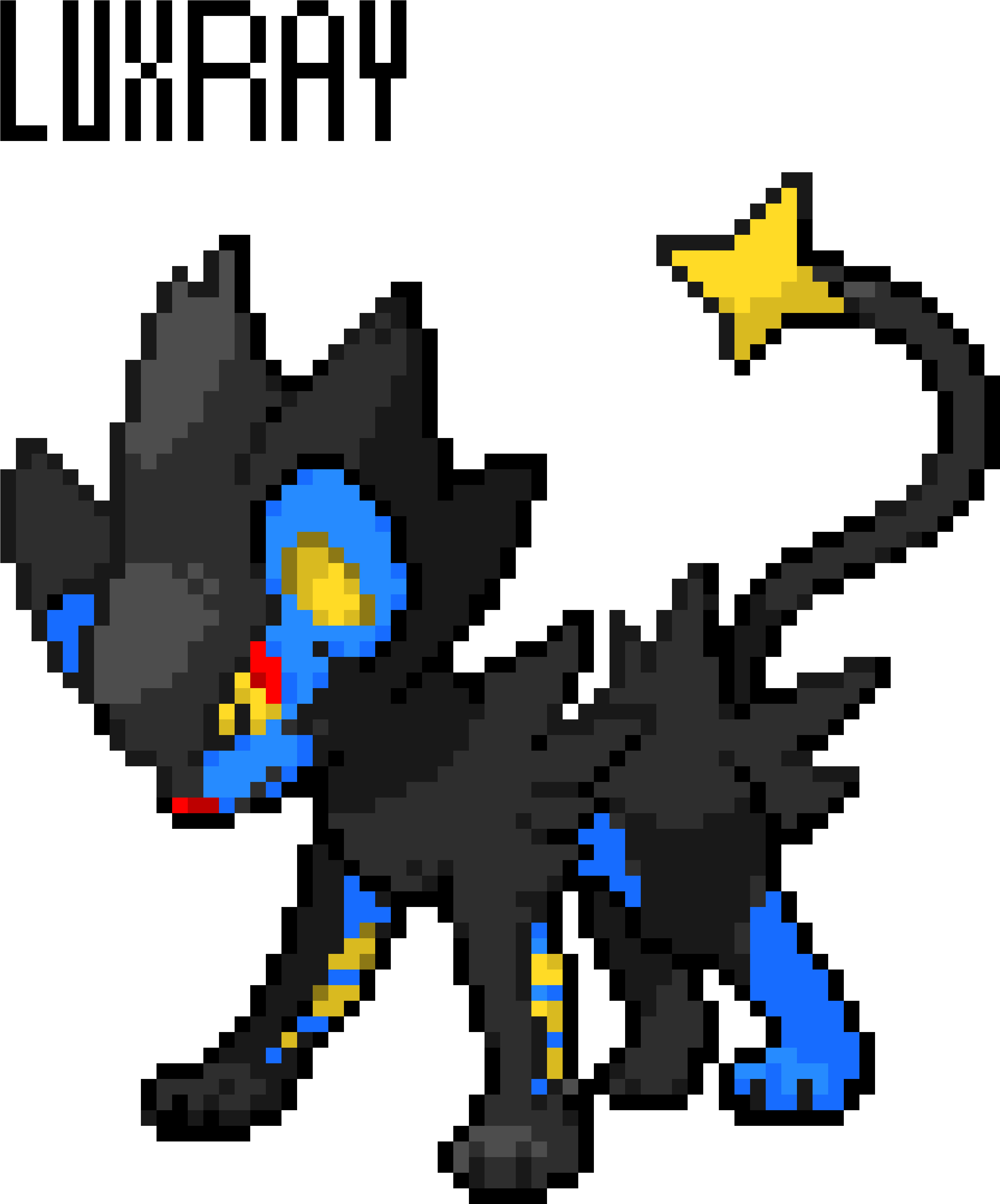 Download Luxray Direct Image Link - Luxray Pixel Art - Full Size PNG ...