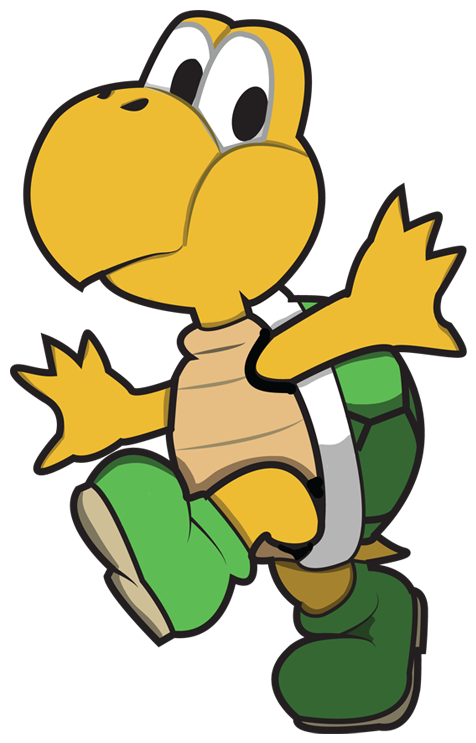 Download Transparent Koopa Troopa - Mario Bros Vector Png - PNGkit