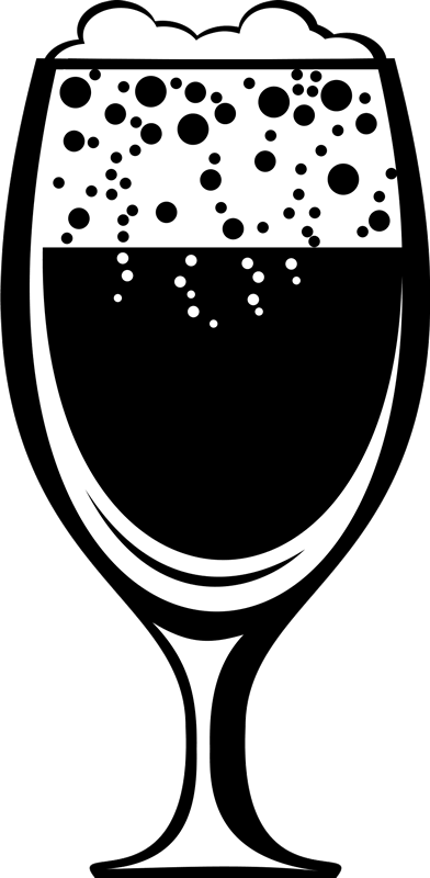 Download Beer Goblet Rubber Stamp - Beer - Full Size PNG Image - PNGkit