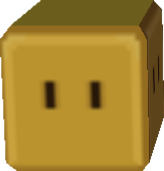 Download Transparent Yellow Block - Paper Mario Hammer Stone Blocks ...