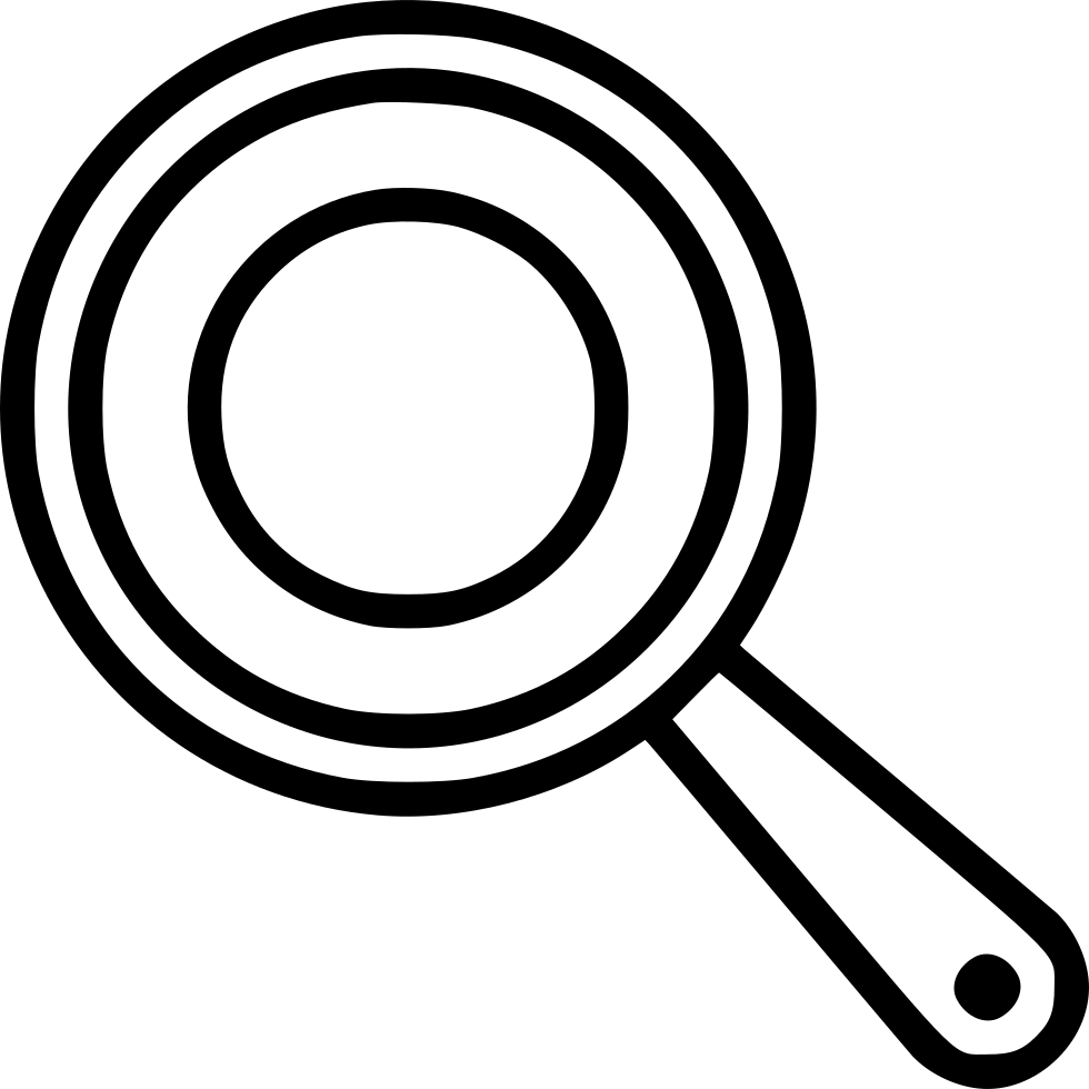 Download Transparent Frying Pan - - Search Icon White Png - PNGkit