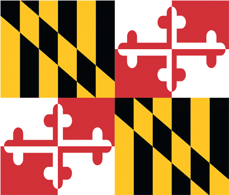 Download Md Flag Blanket - State Md Maryland Flag - Full Size PNG Image ...