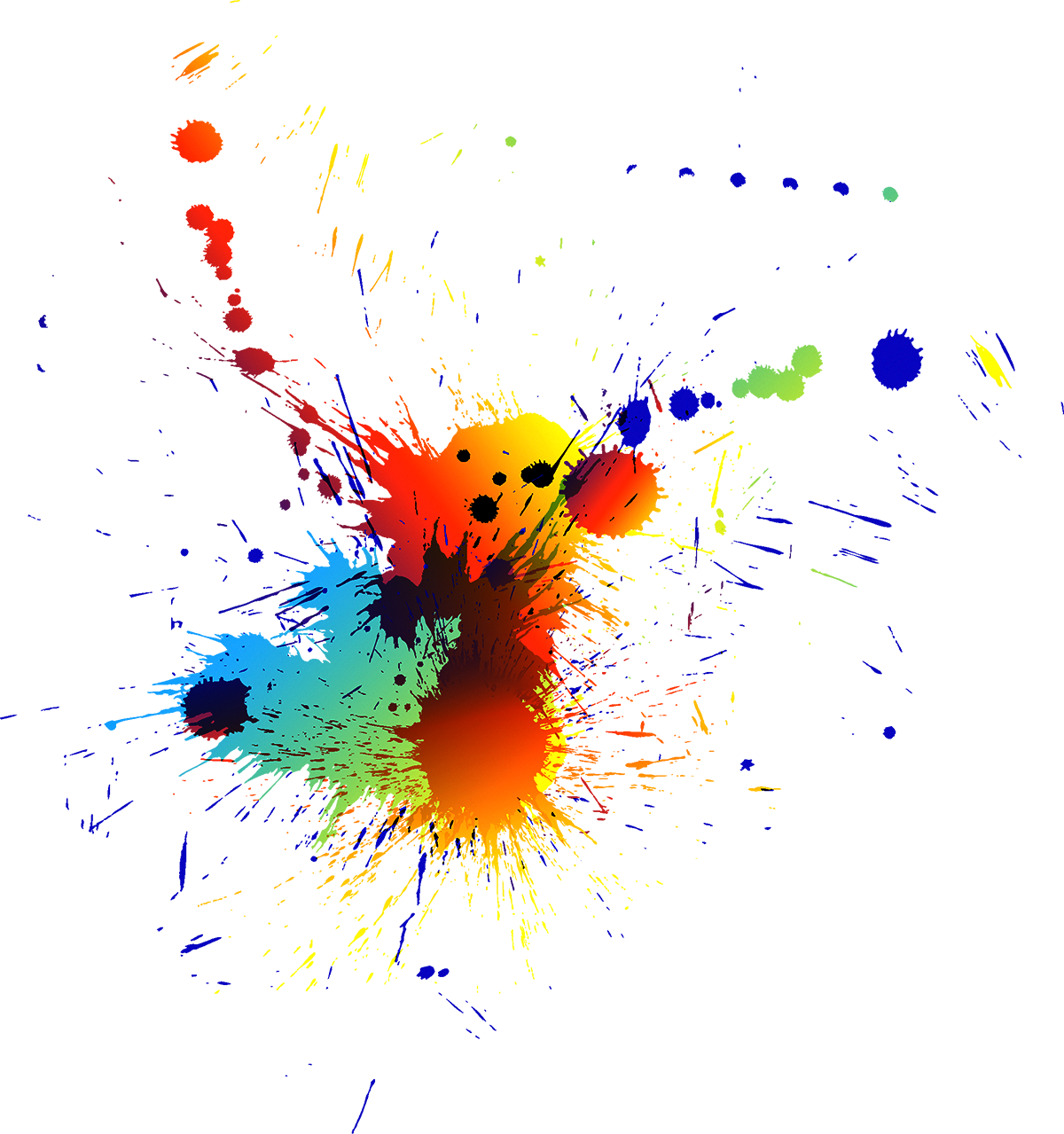 Download Transparent Color Graphic Arts Splash - Colour Splash Png For ...