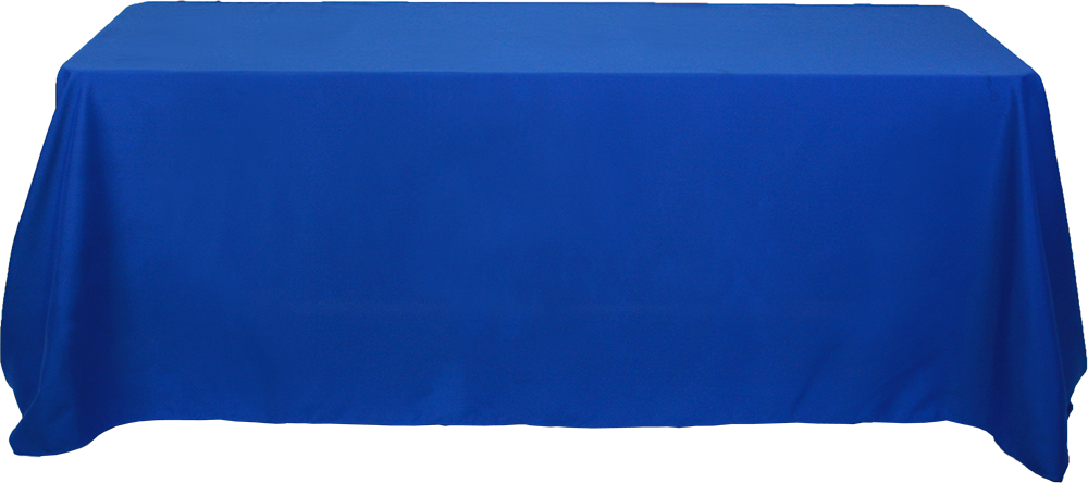 Download Table Cloth Png Image - Table With Blue Tablecloth - Full Size ...