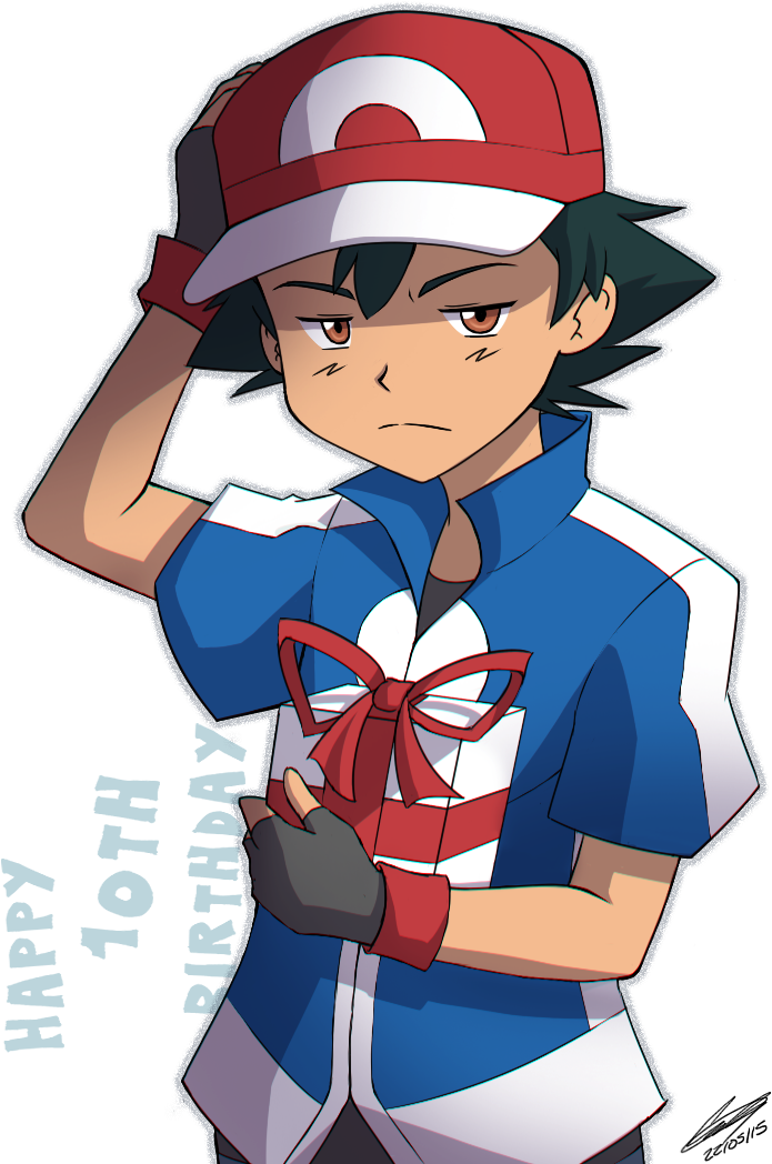 Download Happy Birthday Ash Xd - Happy Birthday Ash Pokemon - Full Size ...