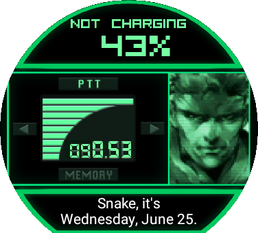 Download Transparent Mgs Codec Animated Smartwatch - Mgs Codec Watch ...