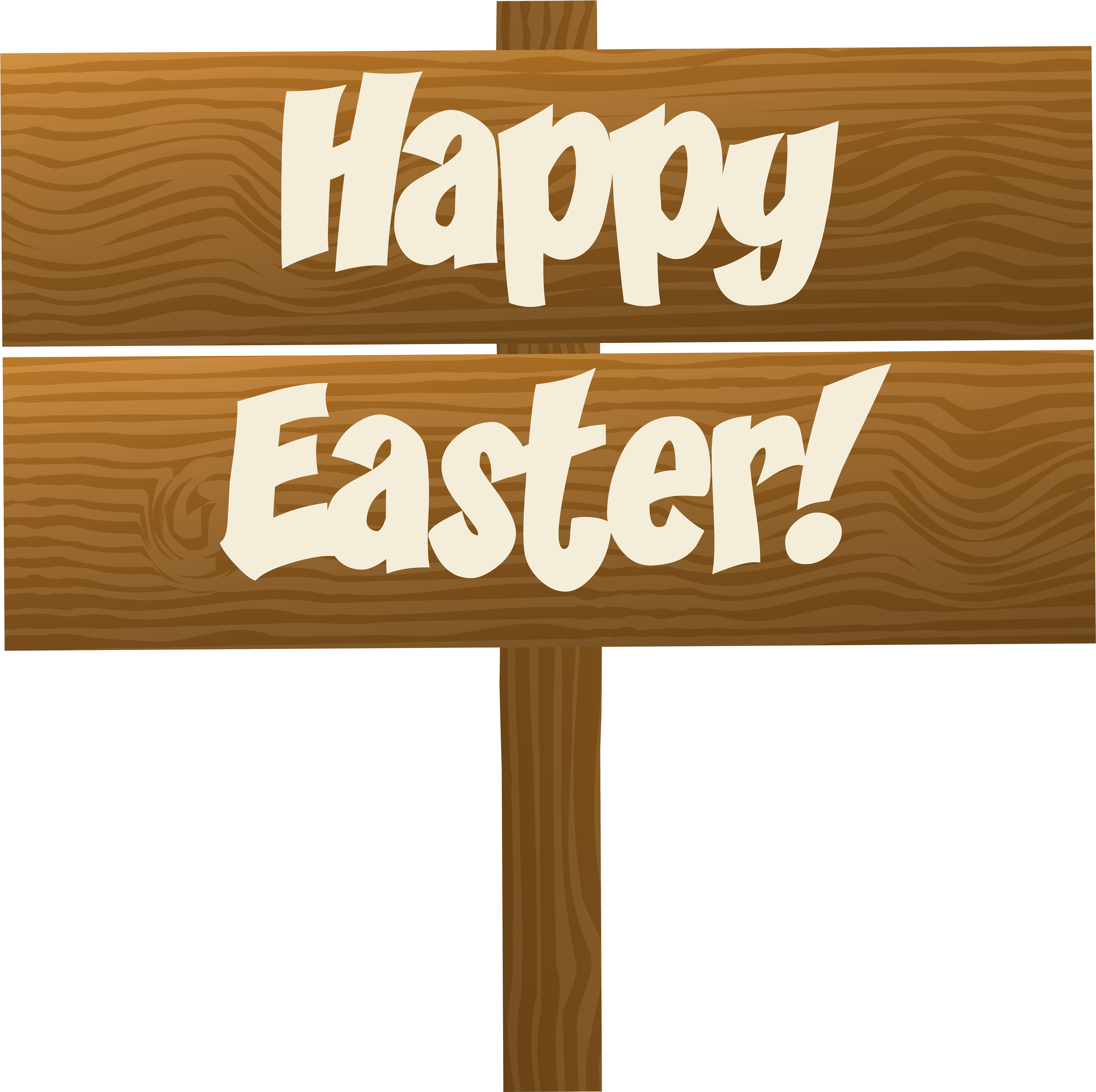 Download Happy Easter Sign Clipart - Full Size PNG Image - PNGkit