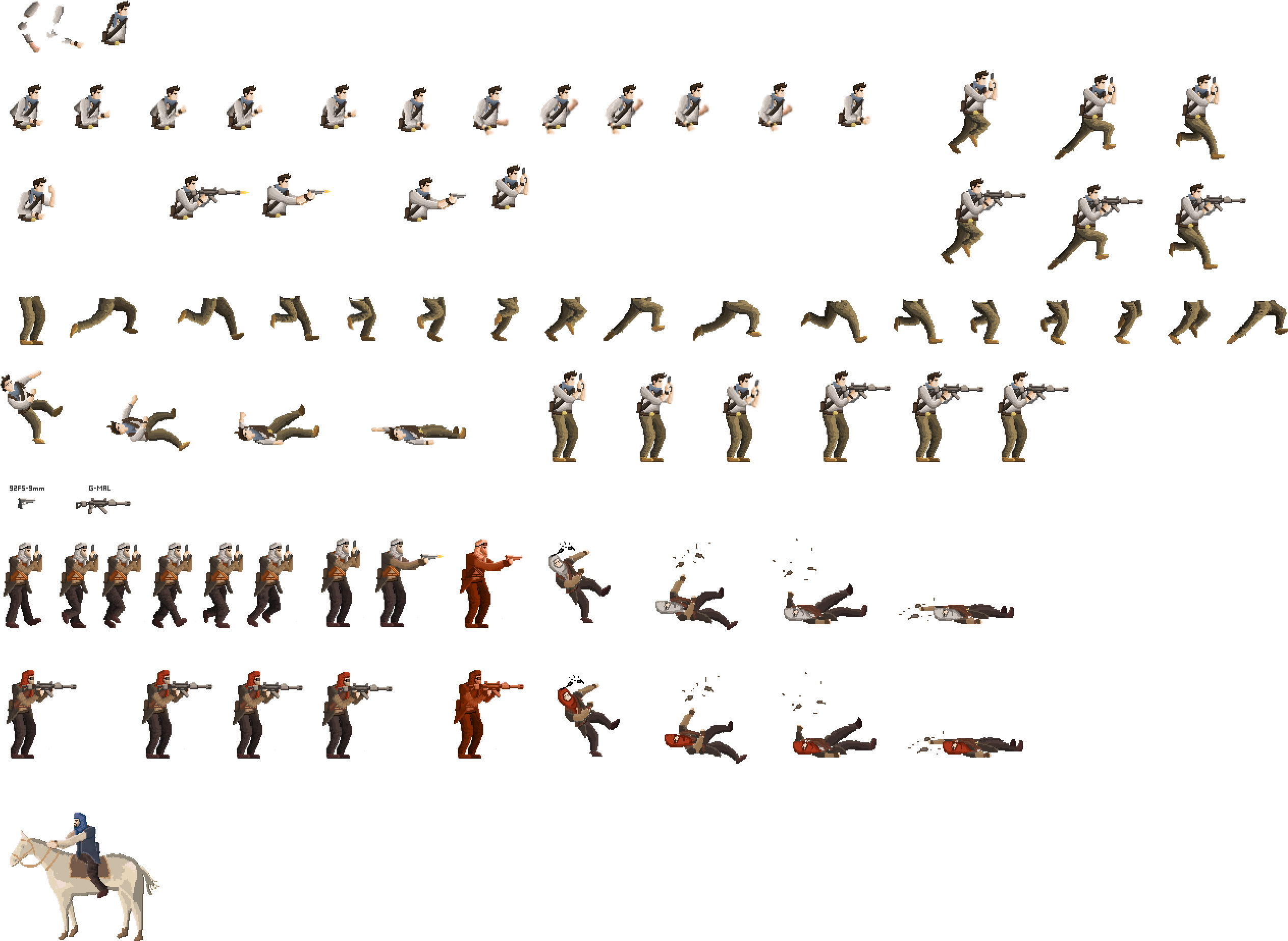 Download Nathan Drake Sprite - Action Sprite - Full Size PNG Image - PNGkit