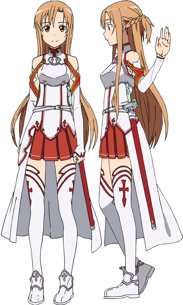 Download Thumb Image - Asuna Yuuki Full Body - Full Size PNG Image - PNGkit