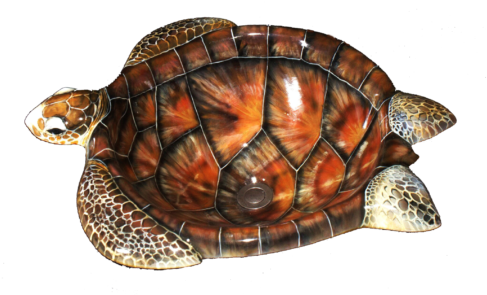 Download Sea Turtle Sink By Artist Larry Anderson - Hawksbill Sea ...