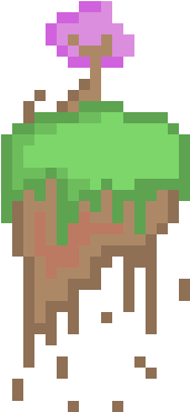 Download Floating Island - Pixel Floating Island - Full Size PNG Image ...