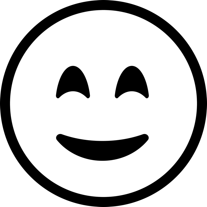 Download Happy Face Emoji Rubber Stamp - Stick Figure Smile Face - Full ...
