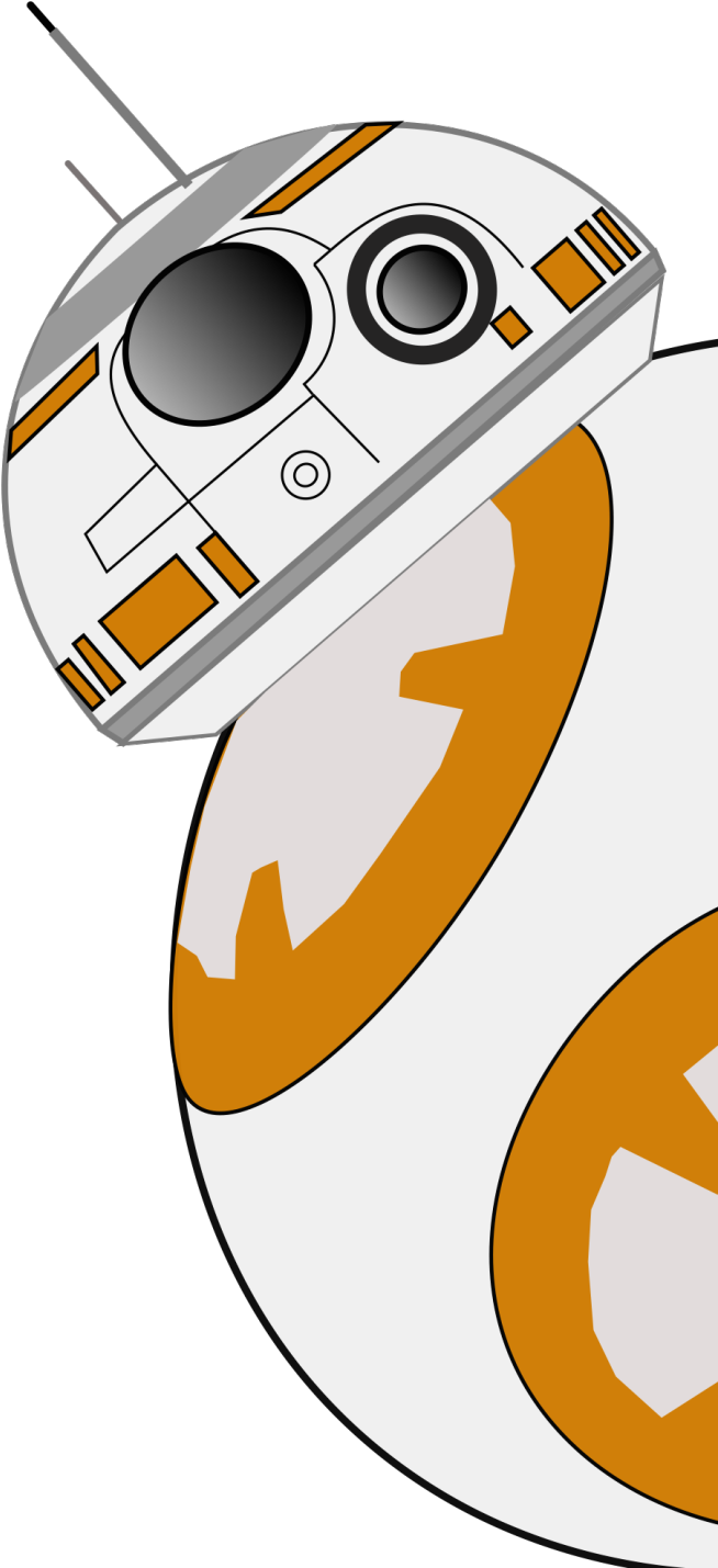 Download Transparent Peeking Bb-8 - Transparent Star Wars Bb8 Png ...