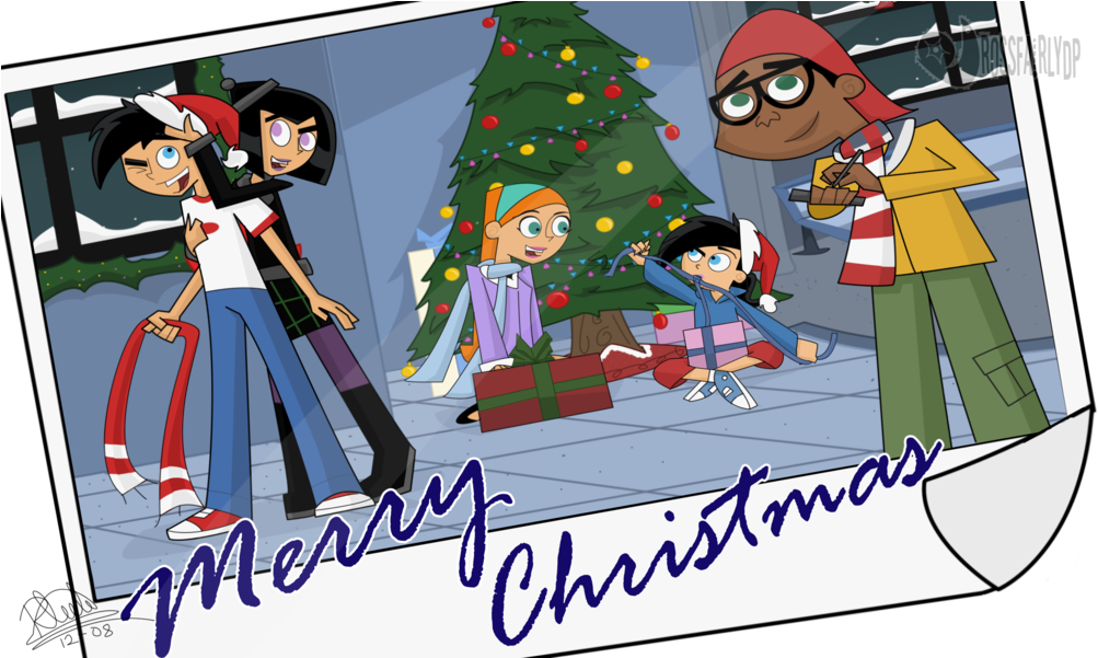 Download Danny Phantom Merry Christmas - Full Size PNG Image - PNGkit