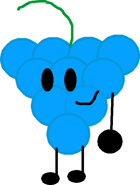 Download Wow Blue Raspberry Pose - Raspberry Bfdi - Full Size PNG Image ...