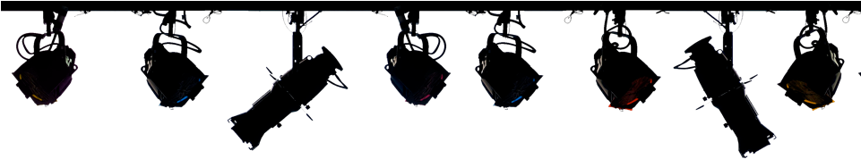 Download Dj Lights Png Download - Stage Lights Silhouette - Full Size ...