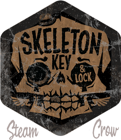 Download Skeleton Key And Lock Badge - Skeleton Key - Full Size PNG ...