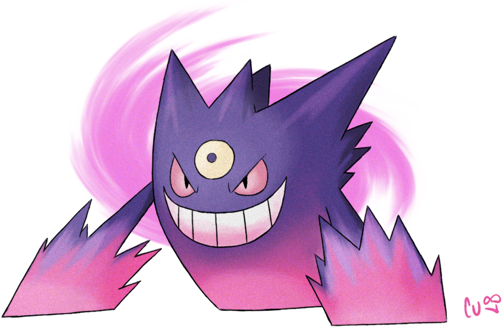 Download Here's A Normal Mega Gengar Aaaaaand - Gengar Evolution X And ...