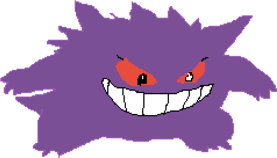 Download Gengar - Cartoon - Full Size PNG Image - PNGkit