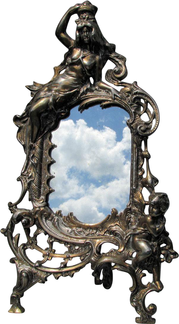 Download Clip Art Library Stock Antique Mirror Or Picture Frame ...