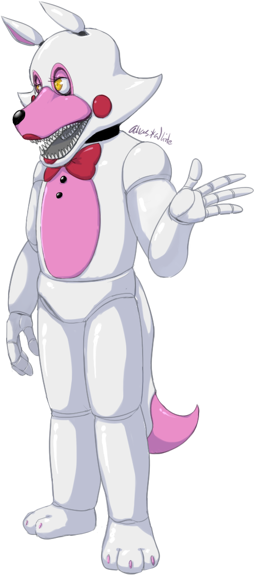 Download Fnaf White Foxy - Full Size PNG Image - PNGkit