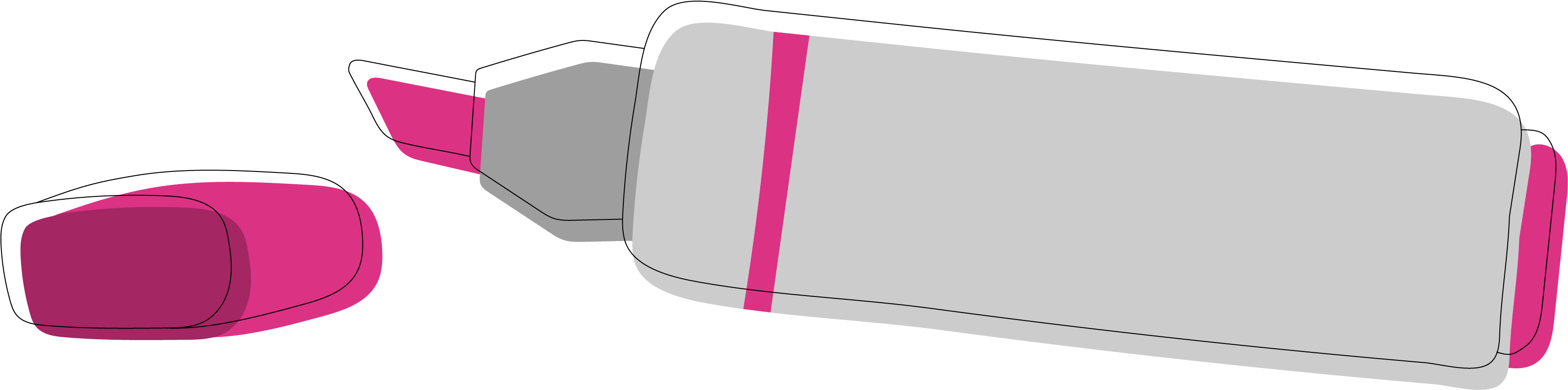 Download Art Marker Pink Wide - Marker Pen - Full Size PNG Image - PNGkit