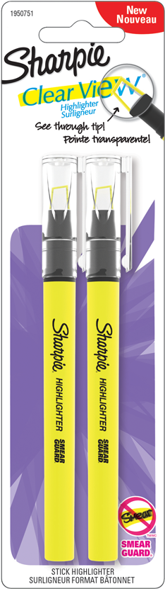 Download Product Image - Sanford 1950745 Clearview Highlighters 3/pkg ...