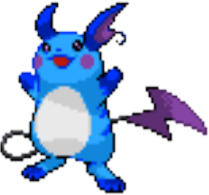 Download Vapor Raichu - Raichu Sprite - Full Size PNG Image - PNGkit