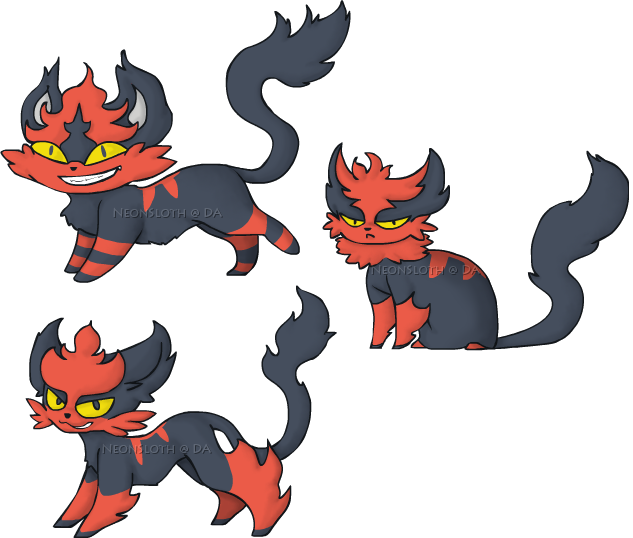 Download Litten By Neonsloth On - Litten Evo - Full Size PNG Image - PNGkit