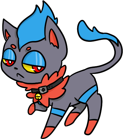 Download He's A Litten And Shiny Zorua Fusion - Cartoon - Full Size PNG ...