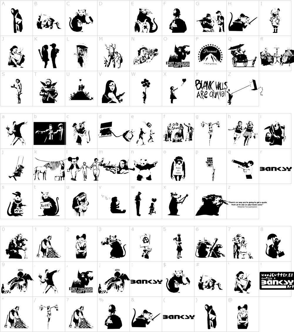 Download Banksy Font - Eiffel Tower Paris France 30x20 Framed Canvas ...